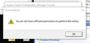 You do not have sufficient permissions to perform this action